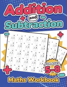 Addition and Subtraction Maths Workbook | Kids Ages 5-8 | Adding and ...