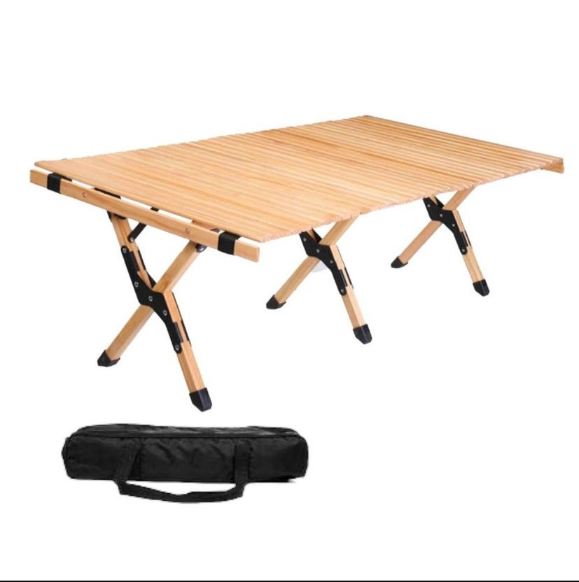 Sturdy Modern Space Saver 120cm Roll-up Outdoor Table | Shop Today. Get ...