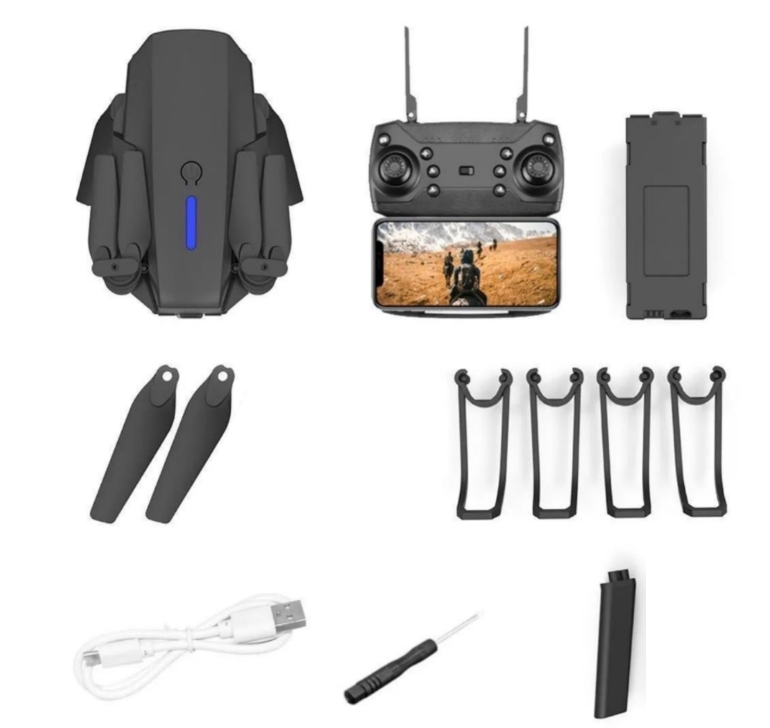 Two-battery 4K durable folding drone E88 | Shop Today. Get it Tomorrow ...