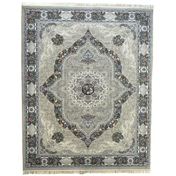 Royal Rugs Grey Floral Persian Style Large Rug - 400 x 300 cm | Shop ...