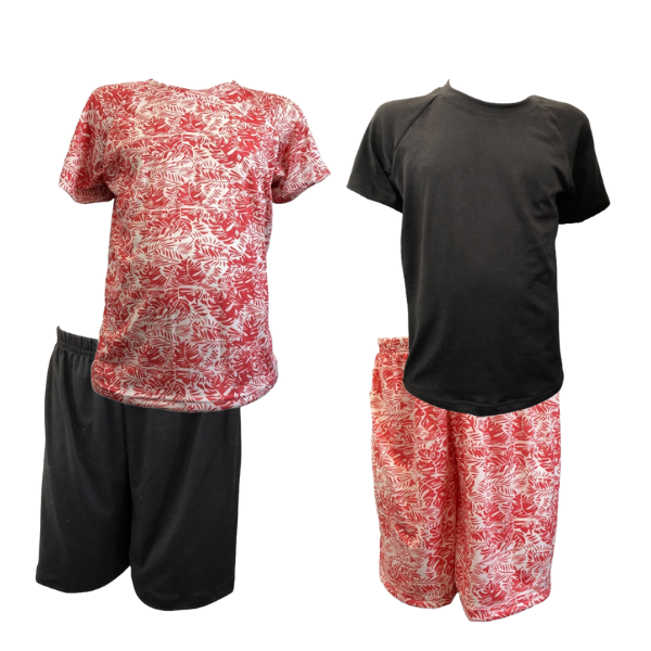 Baby/Toddler/Kids Summer Girls Pajamas- Mix & Match 4-piece-Coral ...