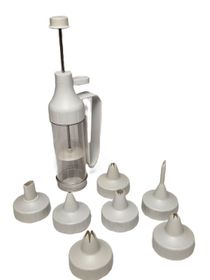 Piping Gun Set - Syringe with 7 Piping Nozzles | Shop Today. Get it ...