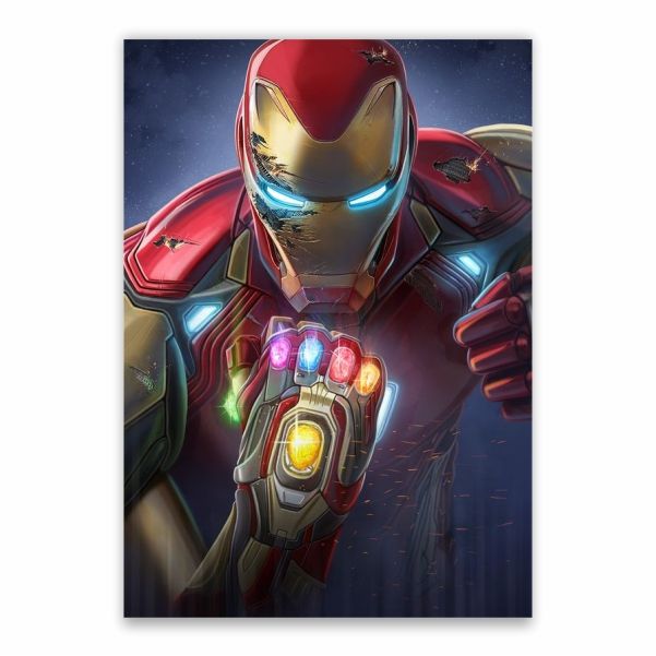 Iron Man Infinity Stone Poster - A1 | Shop Today. Get it Tomorrow ...