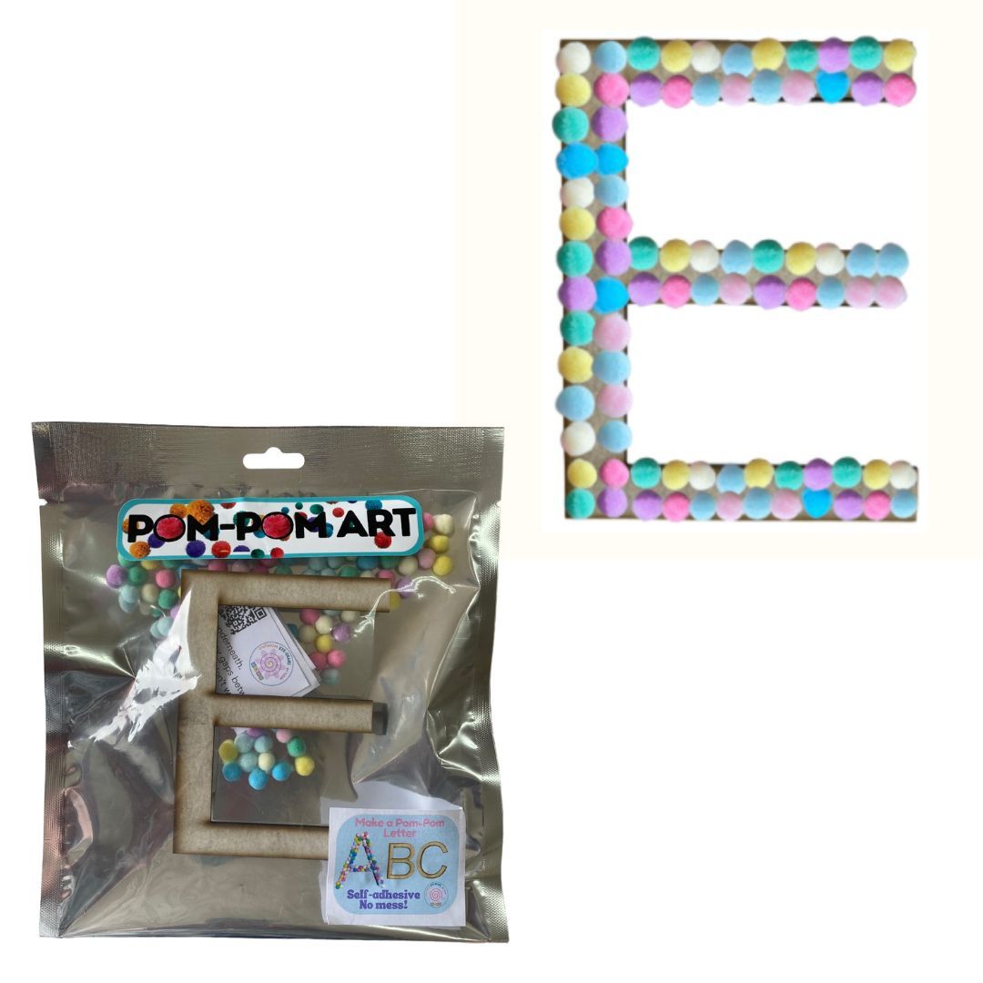 Alphabet Pom Pom Art - Letter E | Shop Today. Get it Tomorrow ...