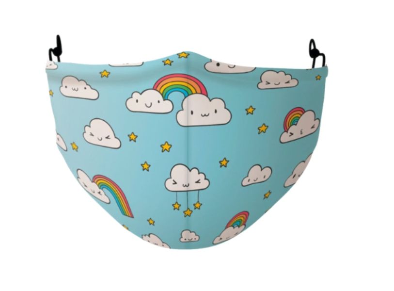 Face Mask - Kids Polyester Clouds Mask | Buy Online in South Africa ...