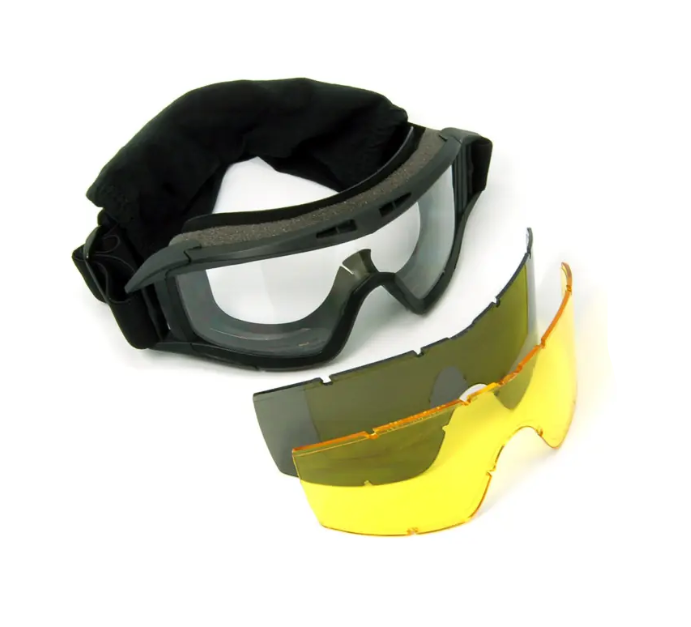 Tactical Goggles with 3 Interchangeable Lens | Shop Today. Get it ...