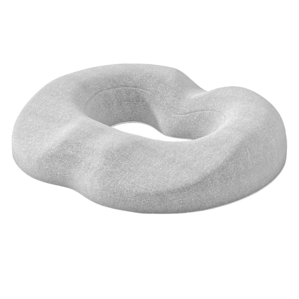 Health Donut Back Pressure Relief Memory Foam Cushion -Light Grey (45cm ...