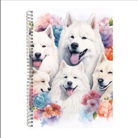 Flower Dogs 55 Gift Idea A4 Notepad 201 | Shop Today. Get it Tomorrow ...