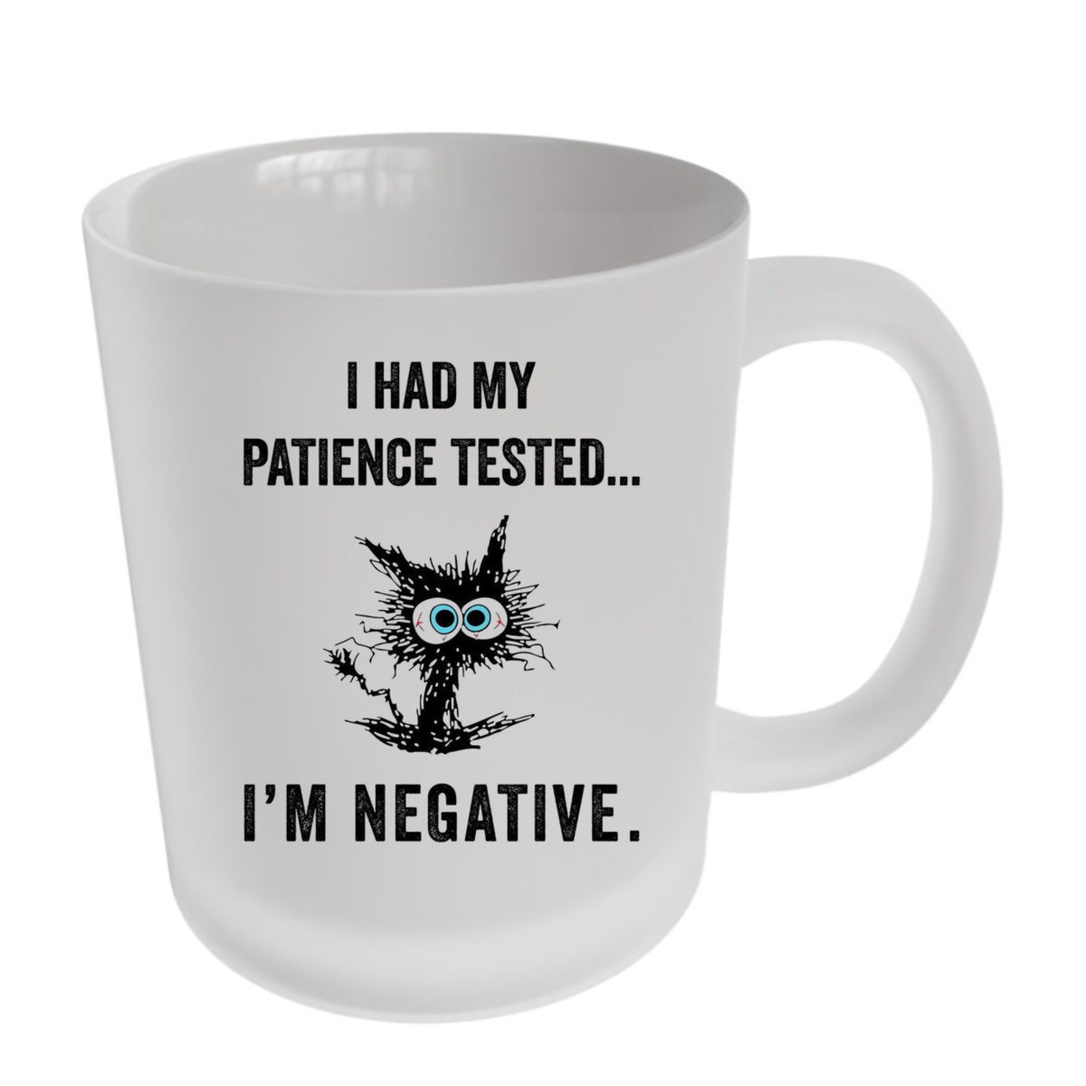 Patience test - Frosted mug | Shop Today. Get it Tomorrow! | takealot.com