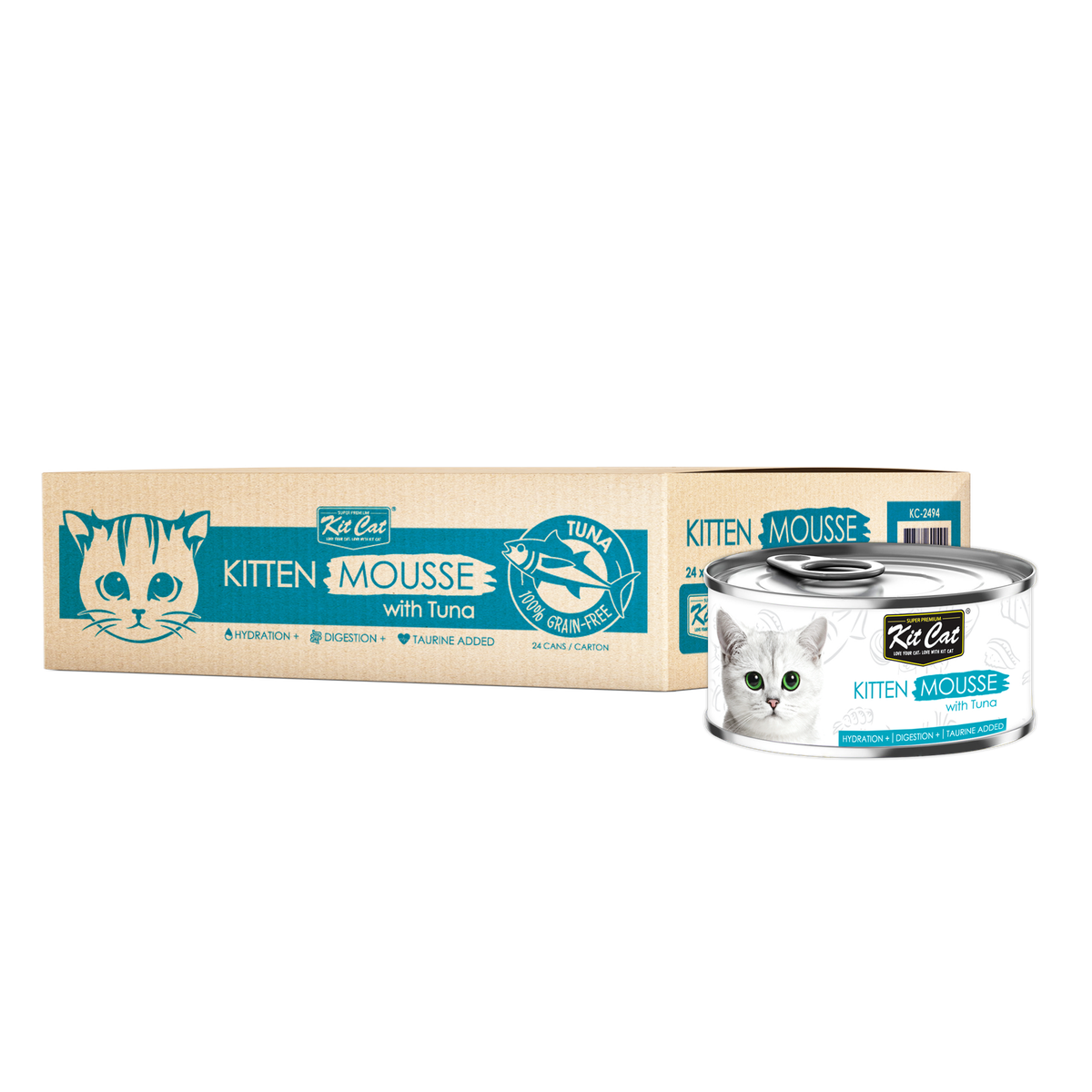 Kit Cat Kitten Tuna Mousse - (24 X 80g) | Shop Today. Get it Tomorrow ...