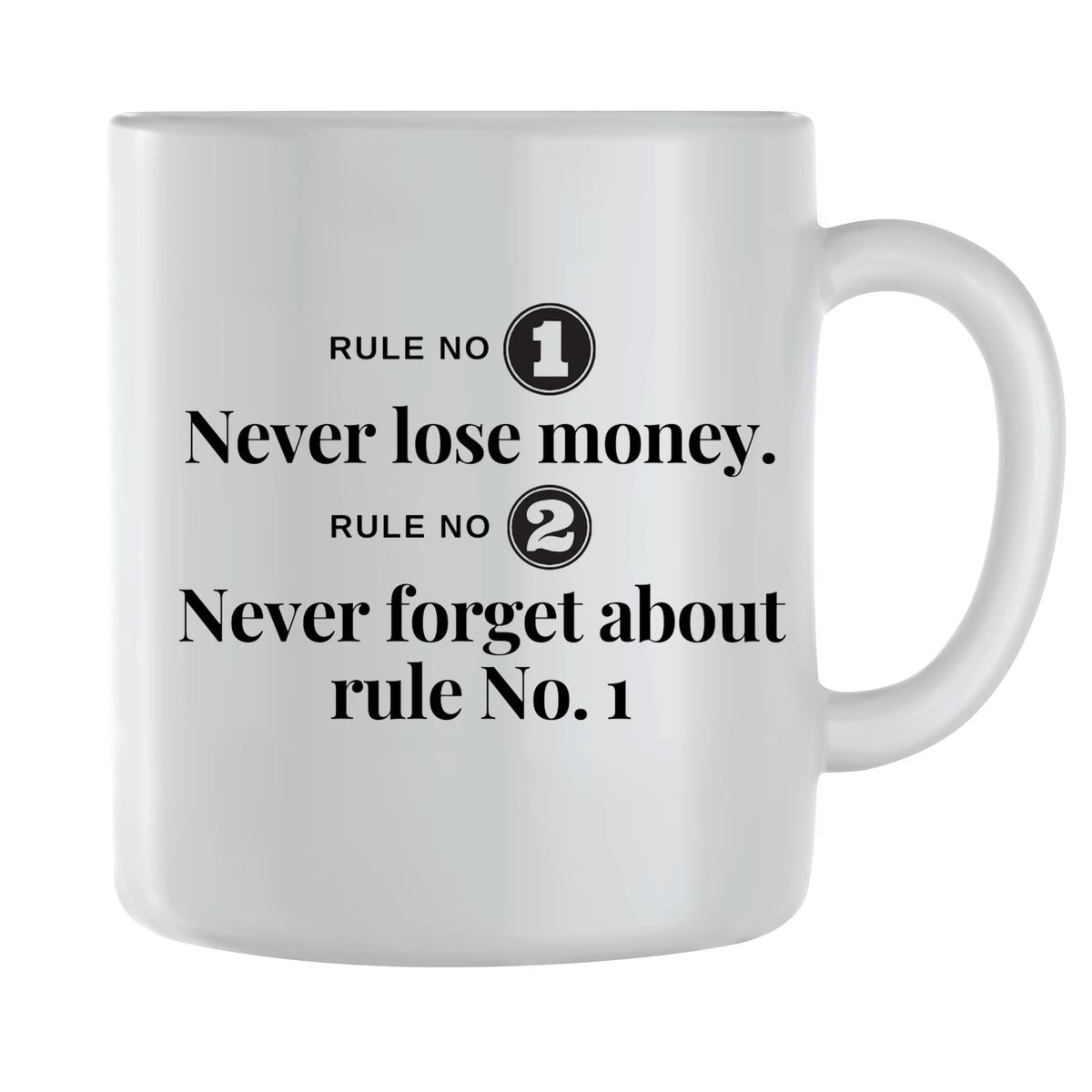 Rule Coffee Mugs for Men Women Trendy Motivational Sayings Graphic Cups ...