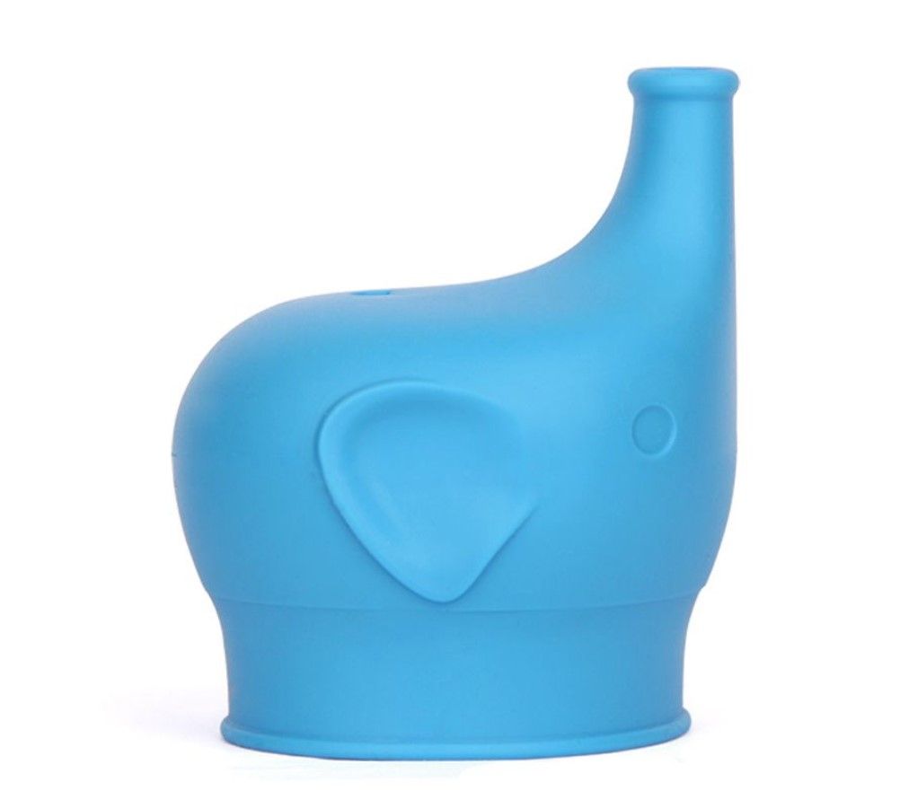 Silicone Baby Sippy Lid Spill Proof Training Cup Anti-Overflow Cup BPA ...