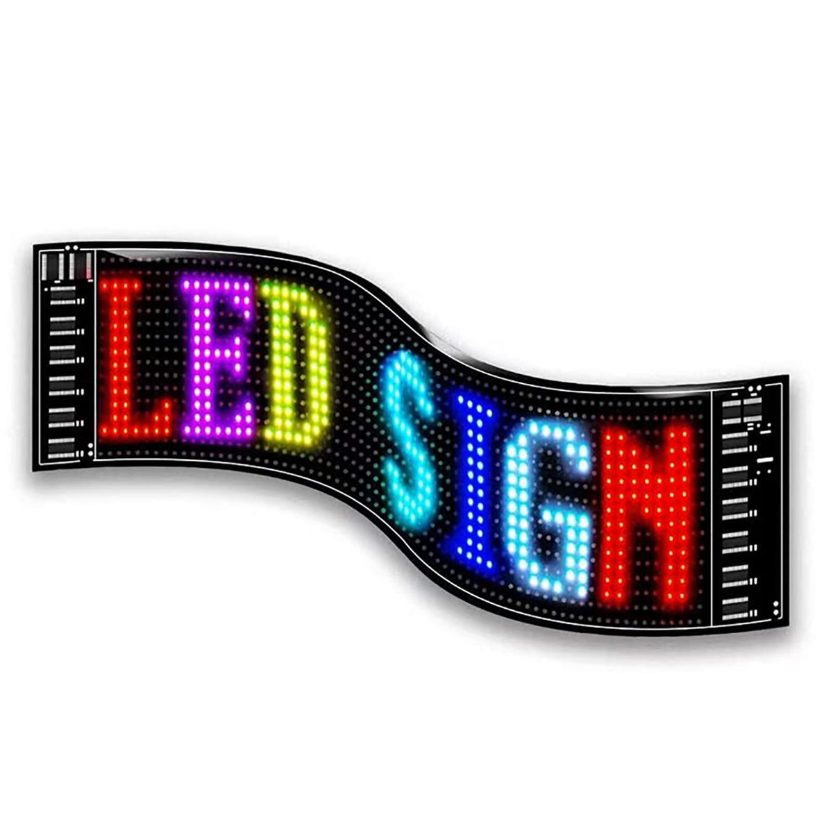 Flexible Colorful Led Matrix Panel App controlled Smart Display | Shop ...