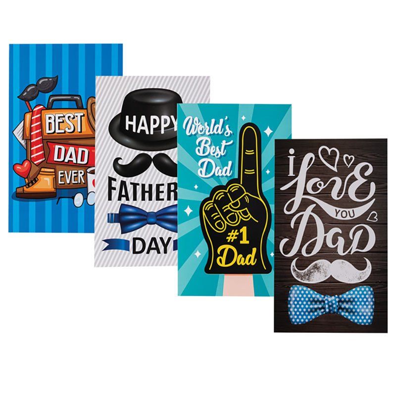 Bulk Pack x 4 Fathers Day Card & Envelope | Shop Today. Get it Tomorrow ...