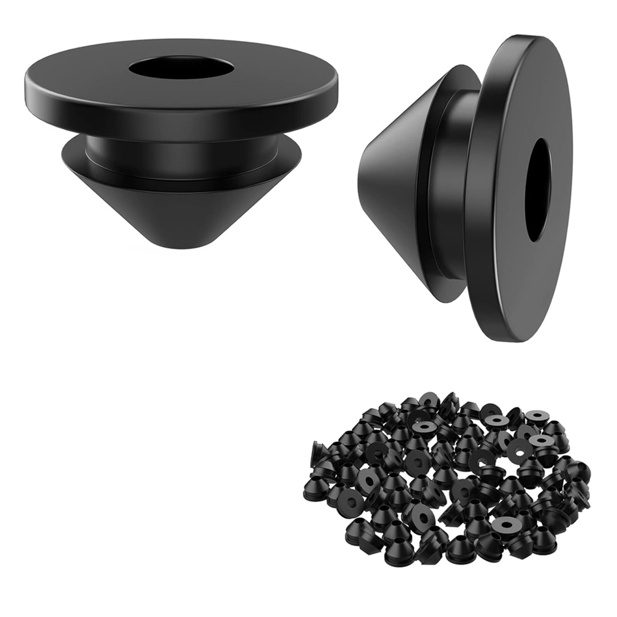 100Pieces Cable Railing Rubber Grommets for 1/8In 5/32In 3/16In Cables ...