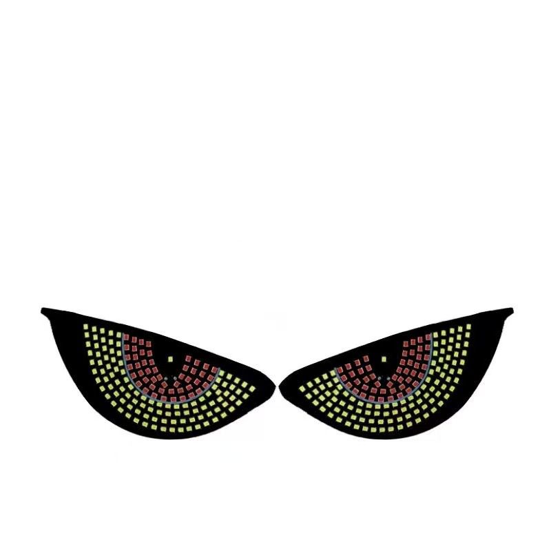 USB White-Red Half-Moon Demon Eye Car LED - Multi-Mode Light | Shop ...