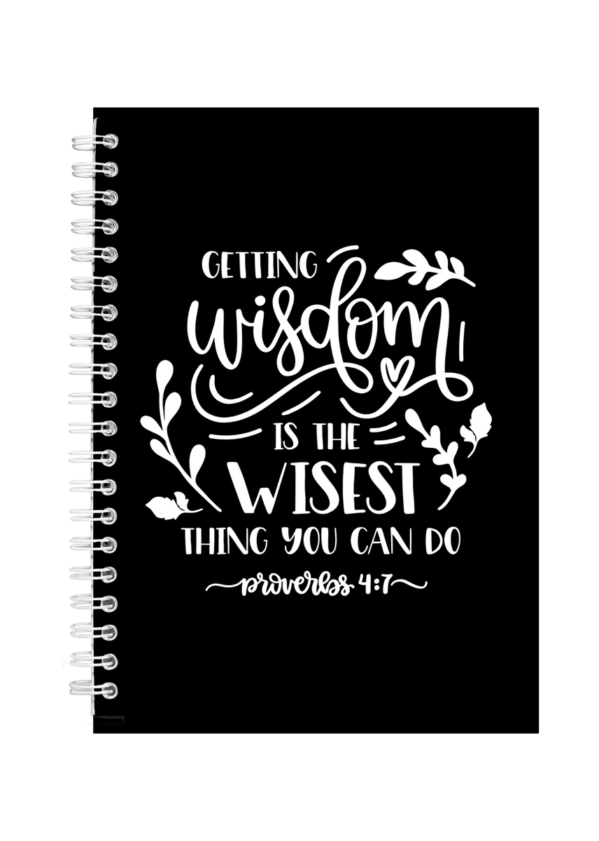 Christian Wise Wisdom Bible Writing Book Notepad Makes Ideal Gift A5 ...