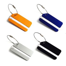 Executive Luggage Travel Name Tag With Metal Cable (4 Piece) | Shop ...
