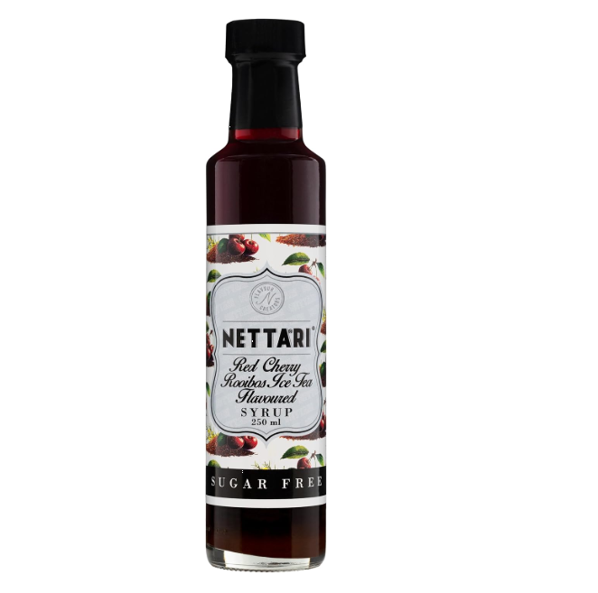 Nettari Red Cherry Rooibos Sugar Free Ice Tea Flavoured Syrup 250ml ...