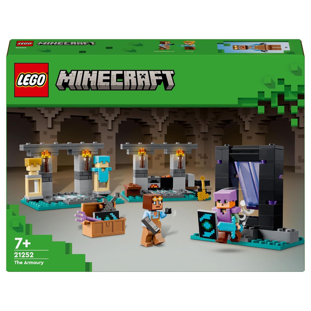 LEGO® Minecraft® The Armoury 21252 Building Toy Set - 203 Pieces | Shop ...