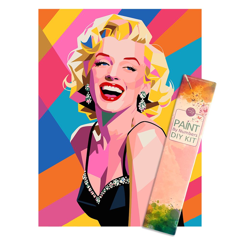 Easy Craft Paint by Number DIY Kit, 40x30cm- POP ART | Shop Today. Get ...