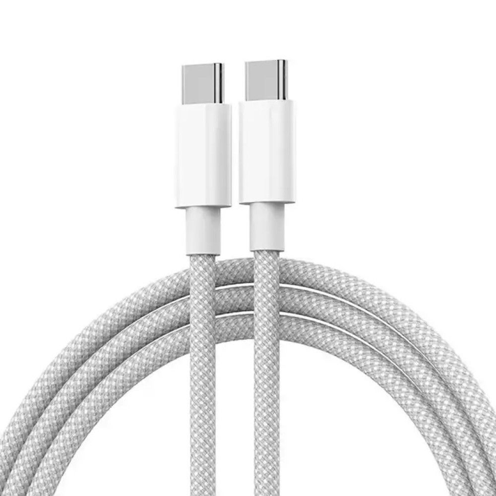 Tranyoo PD Super Fast Charger Type-C to Type-C Braided Data Cable - CC ...