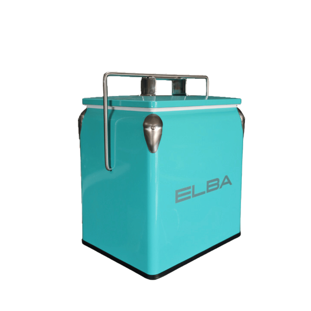 Elba Metal Cooler Box With Handle & Lid - 13L - Mint | Shop Today. Get ...