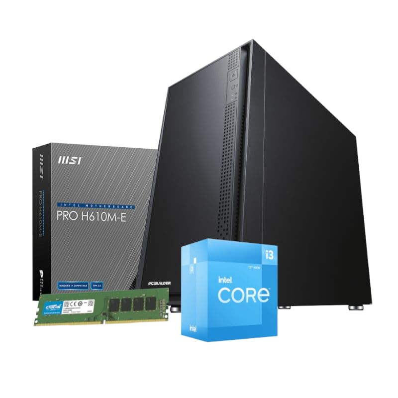 PCBuilder Intel i3-13100 HOME Master Windows 11 Desktop PC | Shop Today ... PCBuilder Intel i3-13100 HOME Master Windows 11 Desktop PC | Shop Today ...