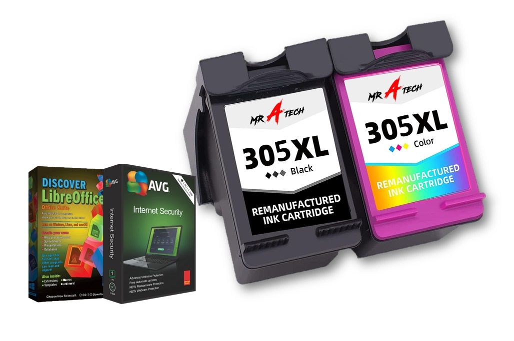 HP 305XL/305/305L/350XL/XL305 Black & Colour Replacement-Combo | Shop ...