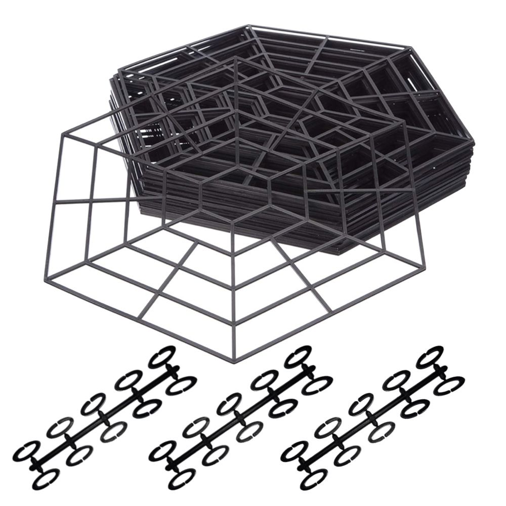Pet Protective Interlocking Fish Pond Surface Net Guard Set of 10 (32cm ...