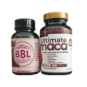 BBL Boost Capsules and Ultimate Maca Capsules - Butt & Hip Enhancement ...