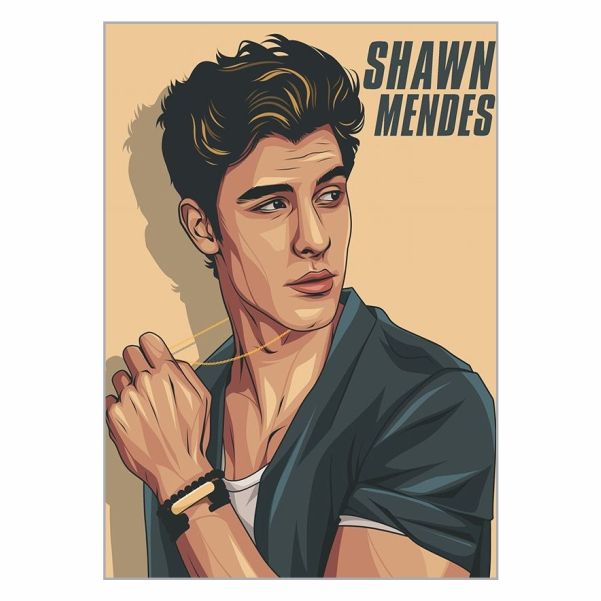 Shawn Mendes Cartoon Poster - A1 | Shop Today. Get it Tomorrow ...