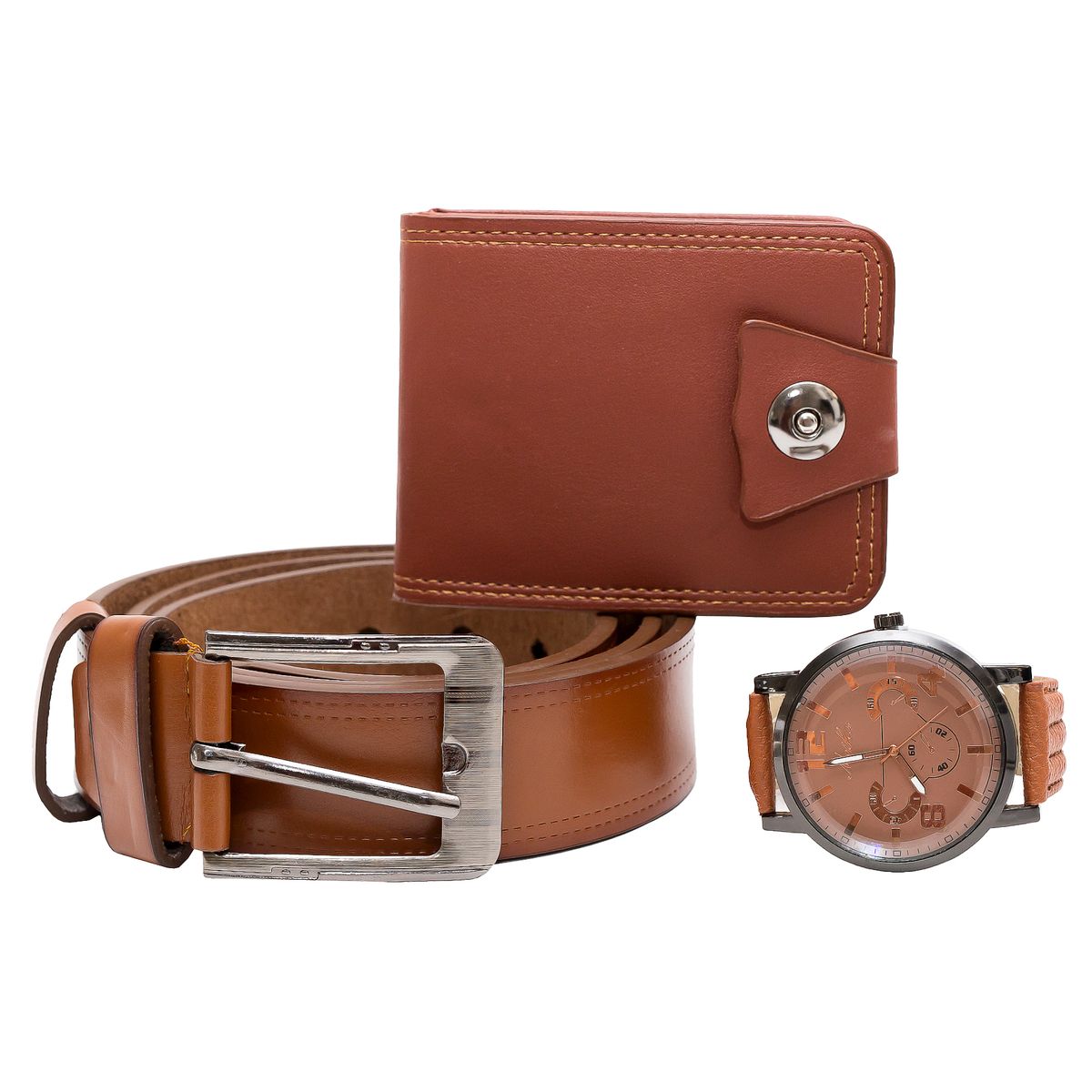 Belt, Watch, Wallet set - Black & Tan | Buy Online in South Africa ...