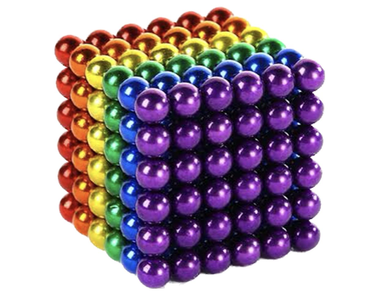 5mm Balls Rainbow Magnetic Cube Fidget Toy and Simpsons Bag | Shop Today. Get it Tomorrow ...