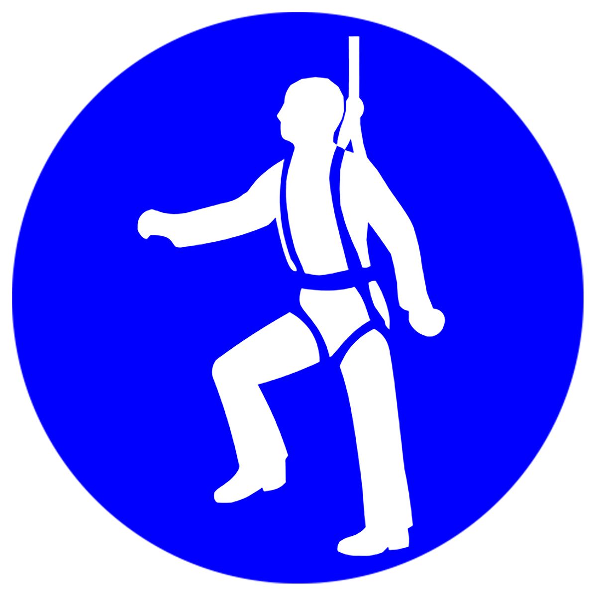 Safety Harness required Sign 29x29cm | Shop Today. Get it Tomorrow ...