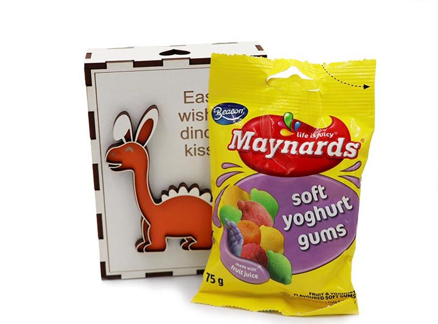Easter dinosaur gift box with soft yogurt gums | Shop Today. Get it ...