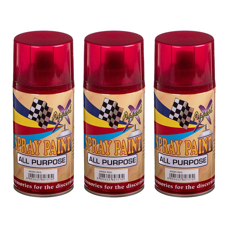 Spray Paint Metallic Red (250ml X 3) | Shop Today. Get it Tomorrow ...