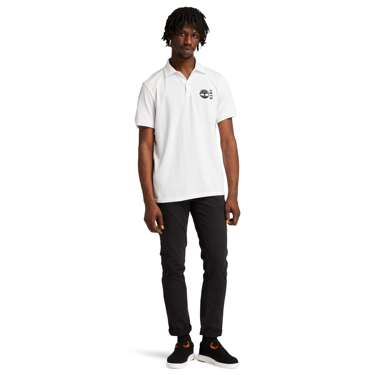 Timberland Signature Regular Fit Polo For Men In White | Shop Today ...