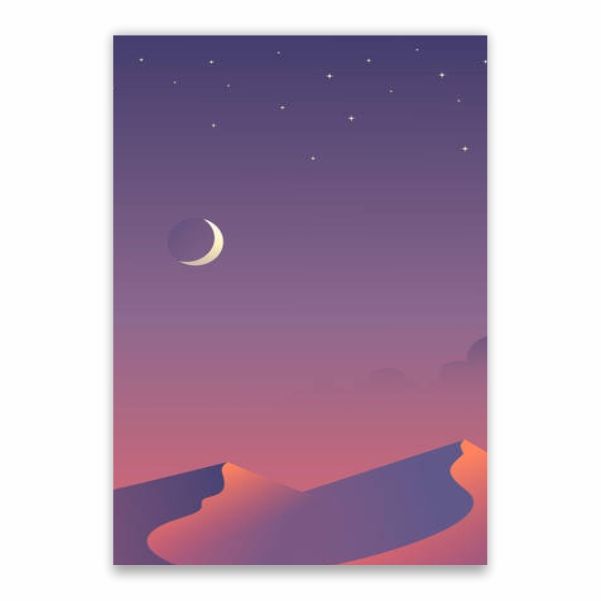 Night Sky Landscape Poster - A1 | Shop Today. Get it Tomorrow ...