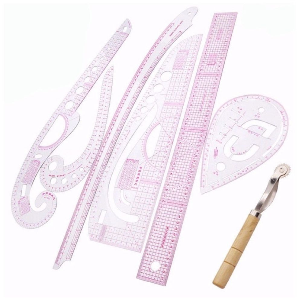 7 Piece Sewing & Tailor Measuring Ruler Kit | Shop Today. Get it ...