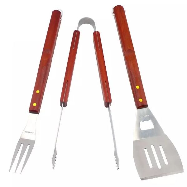 3 Pieces Barbecue Cutlery Tongs Set | Shop Today. Get it Tomorrow ...