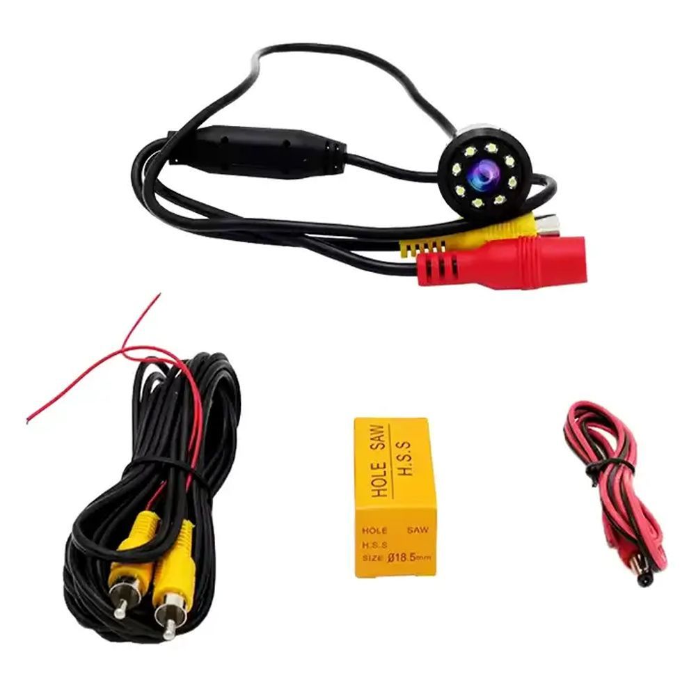 8 LED Car FHD CCD Rear View Camera 170 Wide Angle Night Vision ...