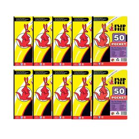 Flip File 50 Pocket Display Book - A4 (Pack of 10) | Shop Today. Get it ...