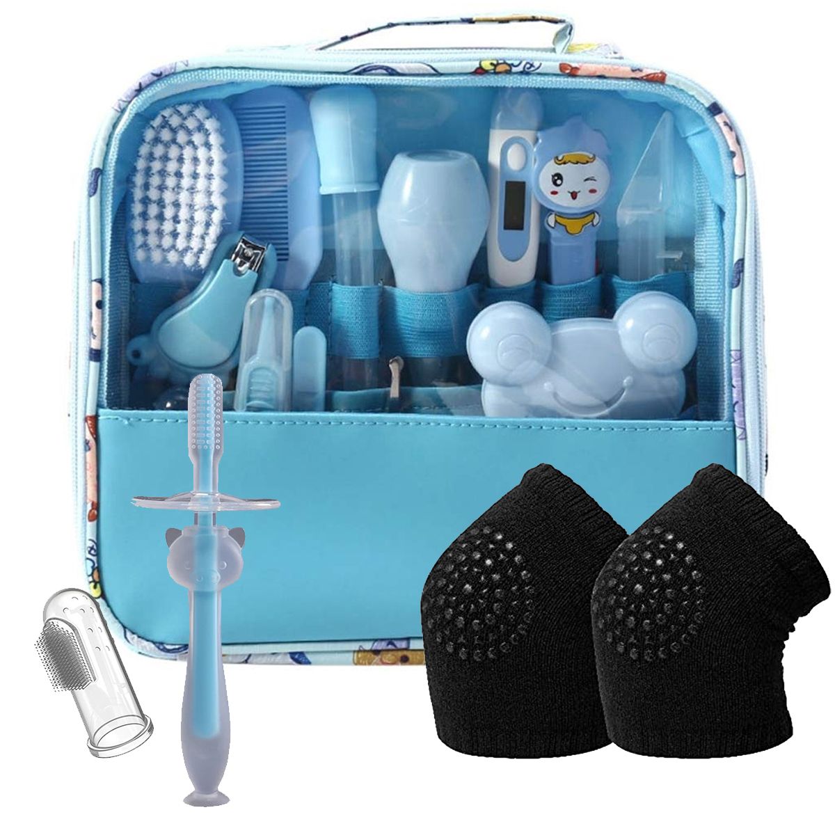 16 Piece Travel Baby Care Grooming Essentials Kit with Kneepads | Shop ...