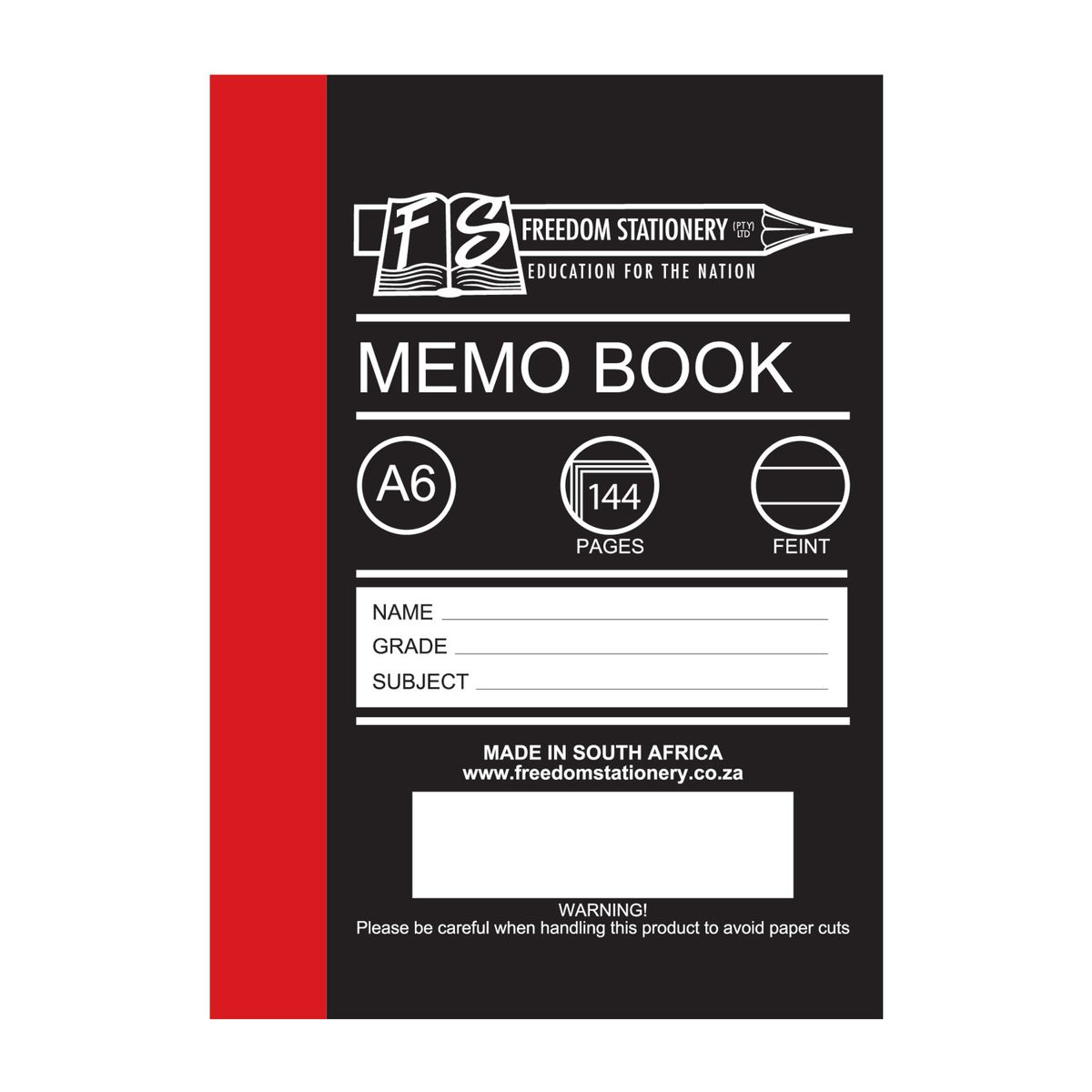 Book hard-cover A6 144-page memo Economic 3 pack | Shop Today. Get it ...