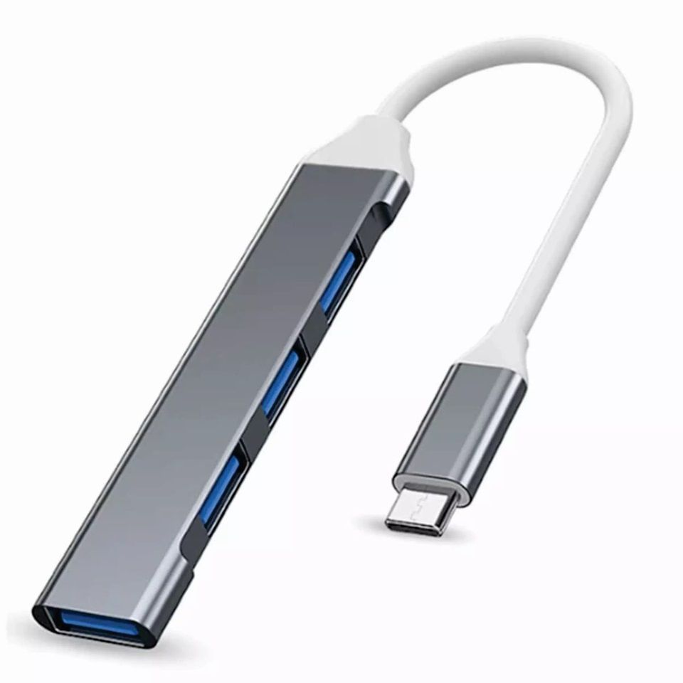 4-Port USB-C to USB Hub - Aluminium Type-C Design | Shop Today. Get it ...