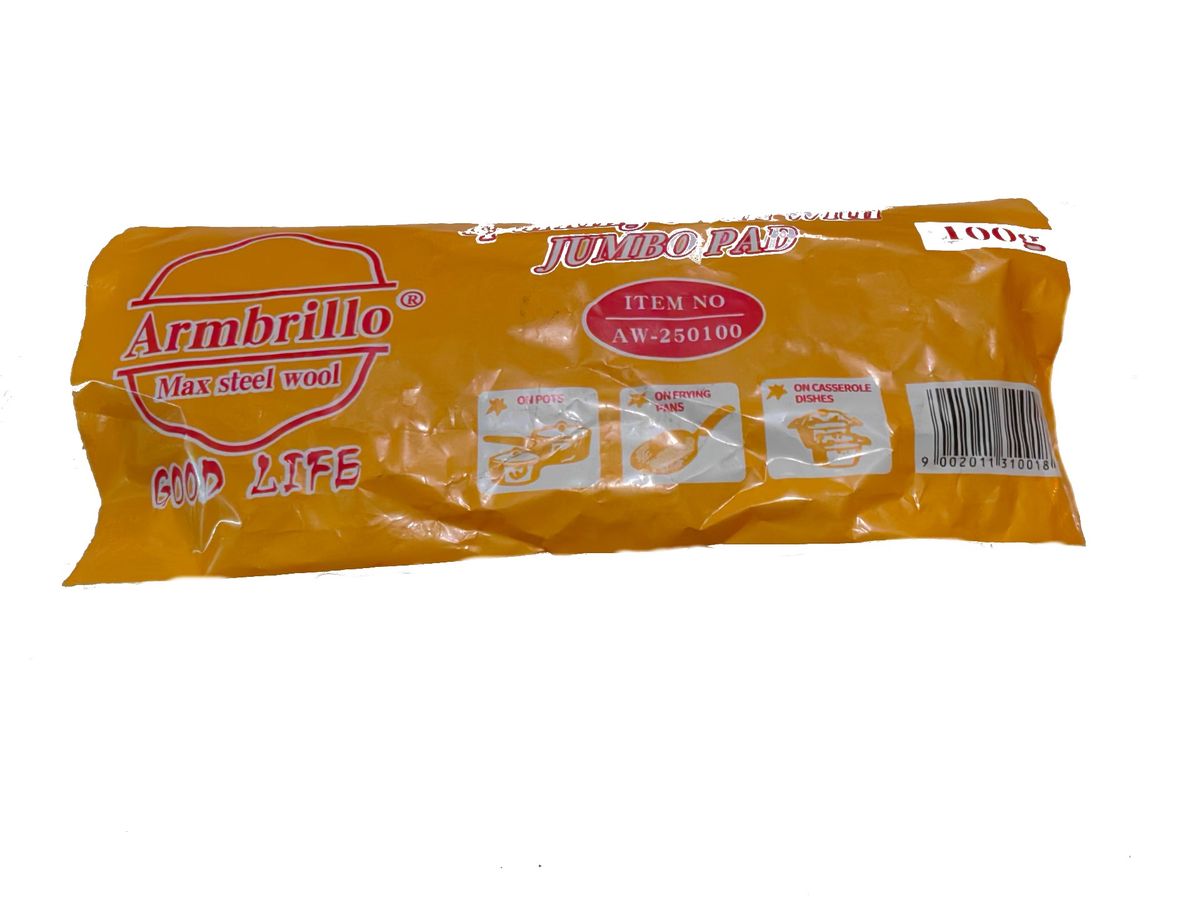 Armbrillo Steel Wool Pad 100g - Bulk pack 12 | Shop Today. Get it ...