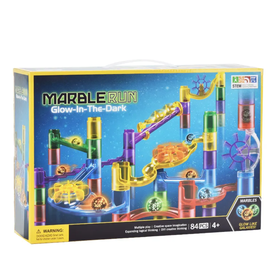 Marble Run Glow-in-the-Dark Building Track Set - 84 Piece | Shop Today ...