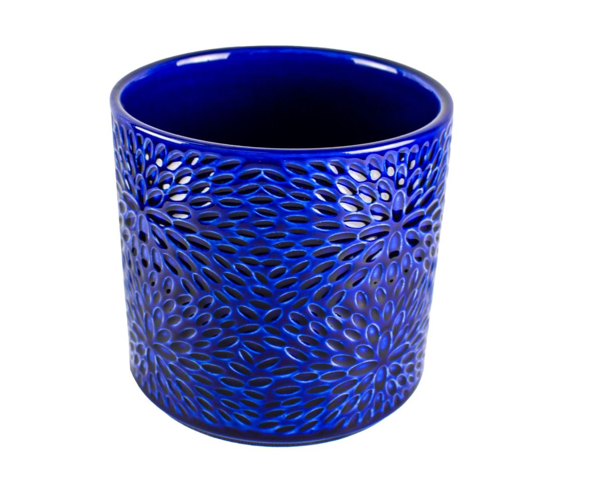 Sapphire Blue Flower Pot | Shop Today. Get it Tomorrow! | takealot.com