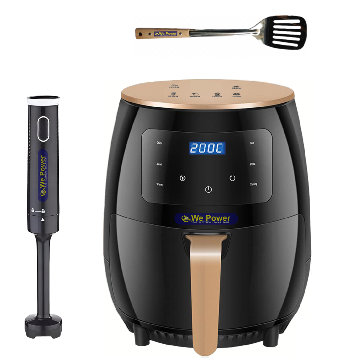 Air Fryer Modern 6L Airfryer With Hand Blender And Free Kitchen Utensil ...